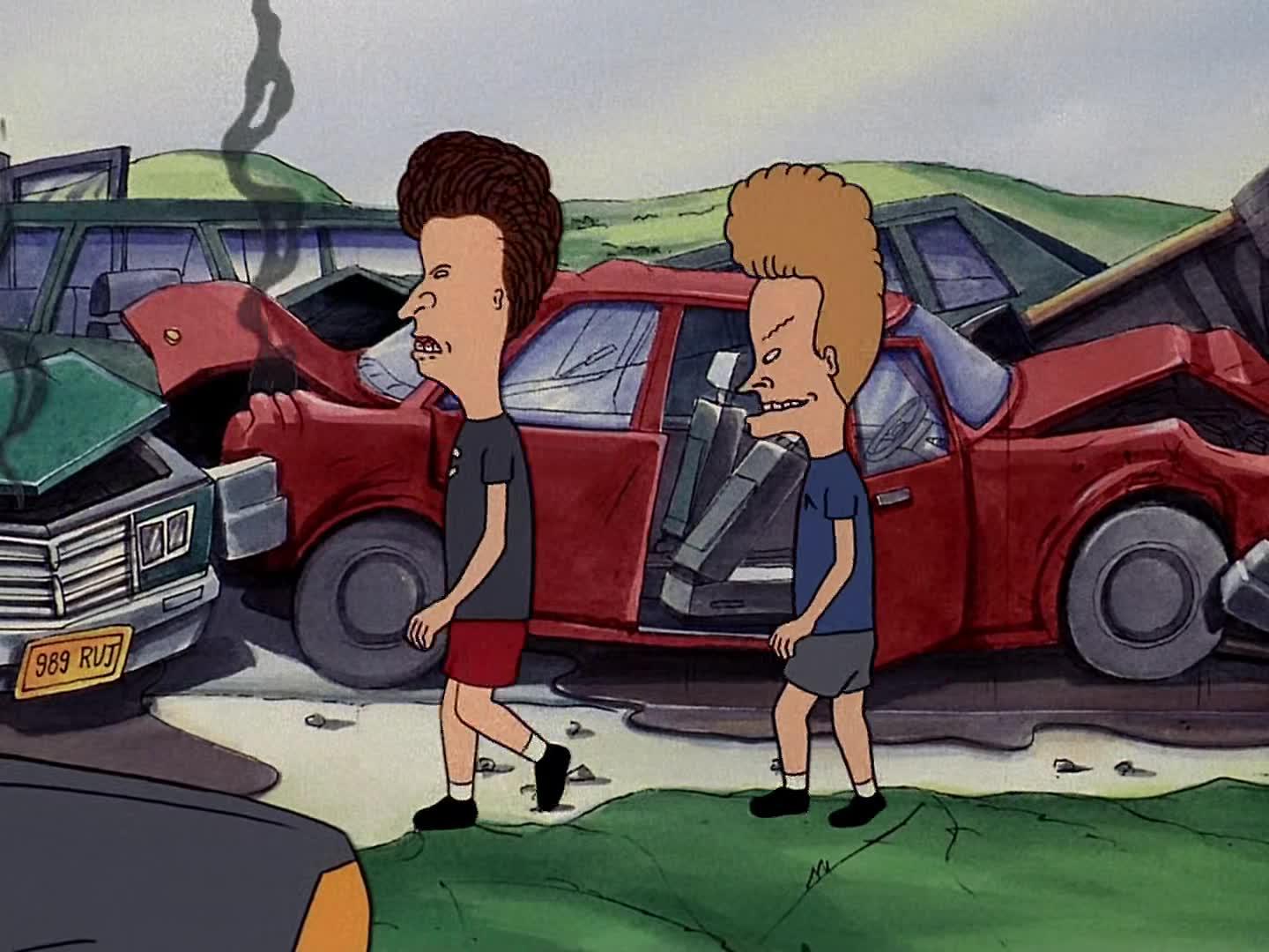 Yoohoo! Travis and Bob Head! Hello! - Beavis and Butt Head Do America ...