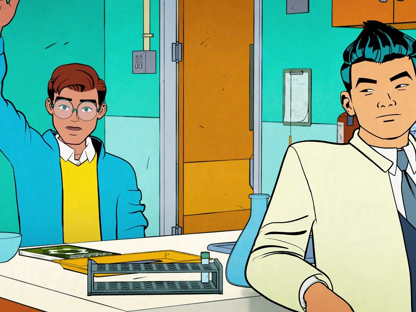 - Well, I have a question.- Then ask it with your mouth. - Your ...
