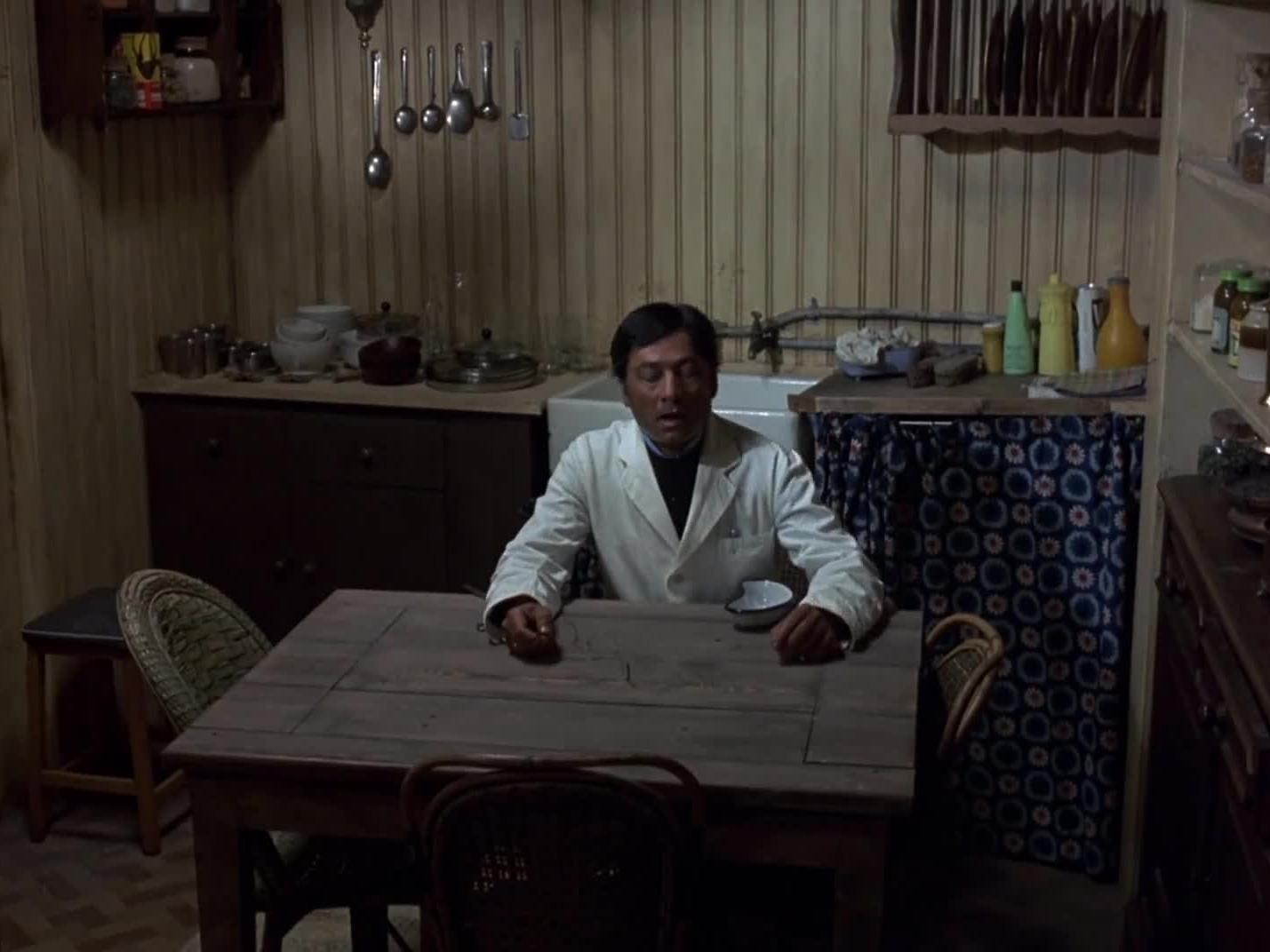 Well, what do you think?Where's he hiding the Bantu? Behind the bathtub ...