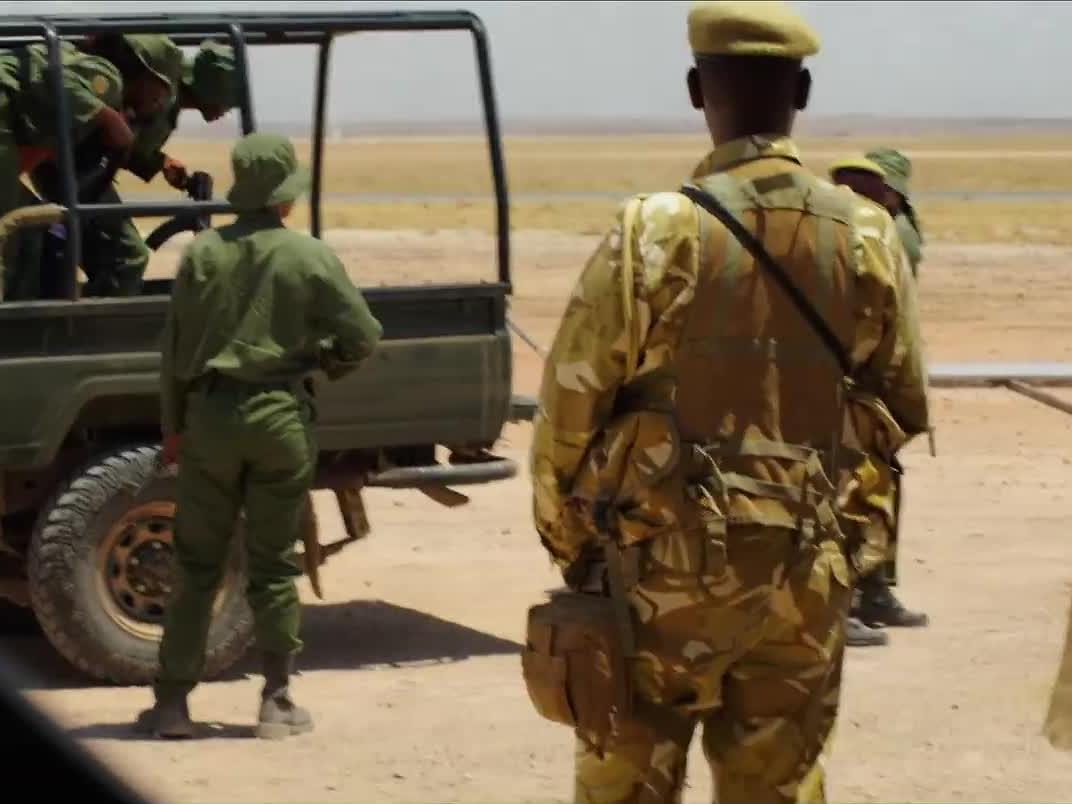 "What are they doing? Team Lioness, anti-poaching unit, all female ...