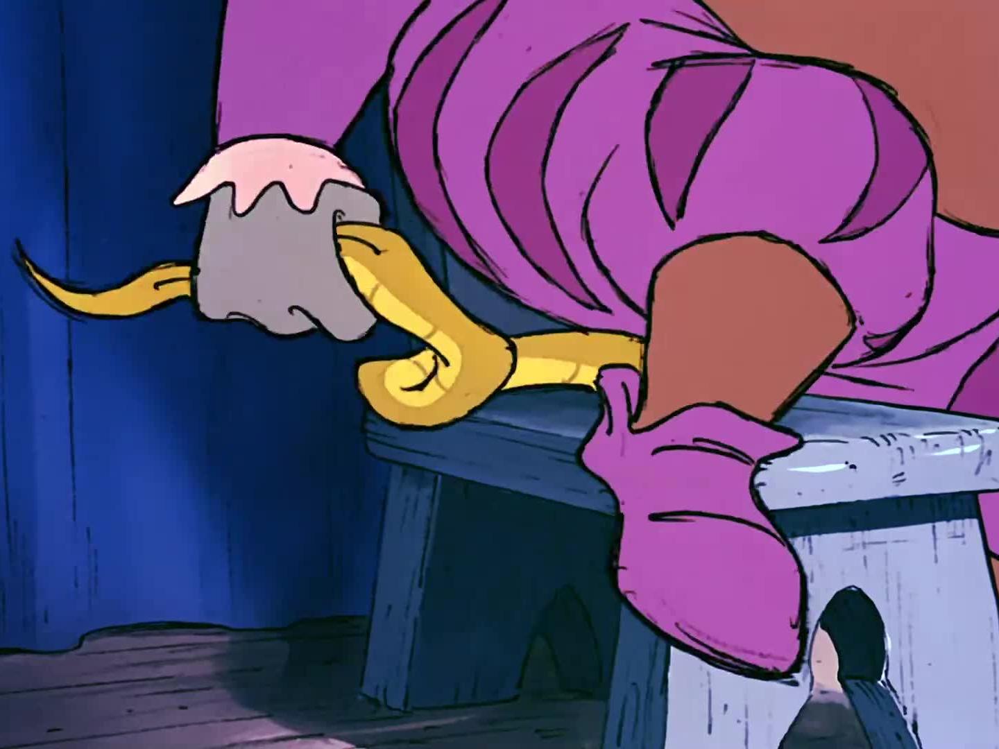 Oh, excuse me, Buster. Buster? You, sir, have taken my seat! Hiss, with ...