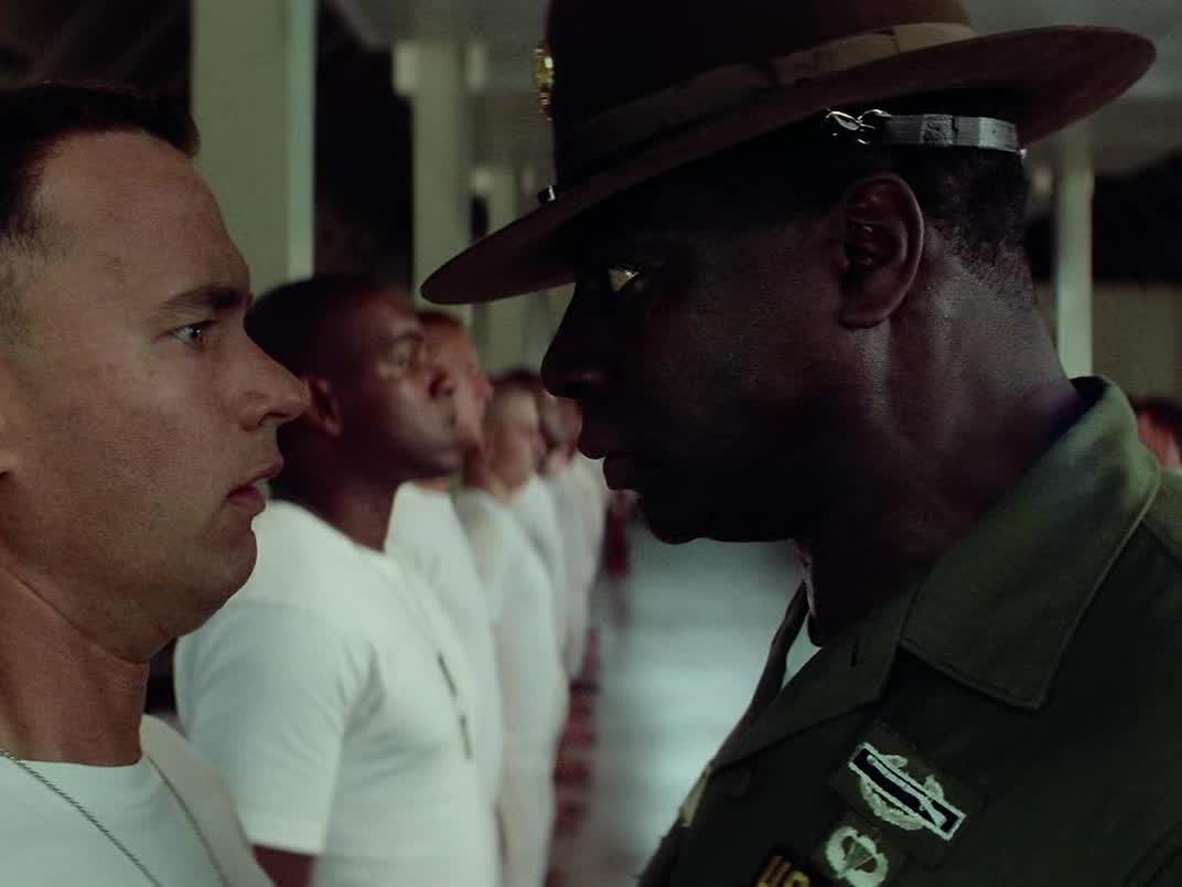 Gump! What's your sole purpose in this army? To do whatever you tell me ...