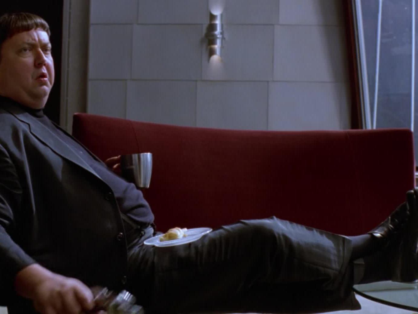 "Why, it's that annoying little security guard from the institute. So ...