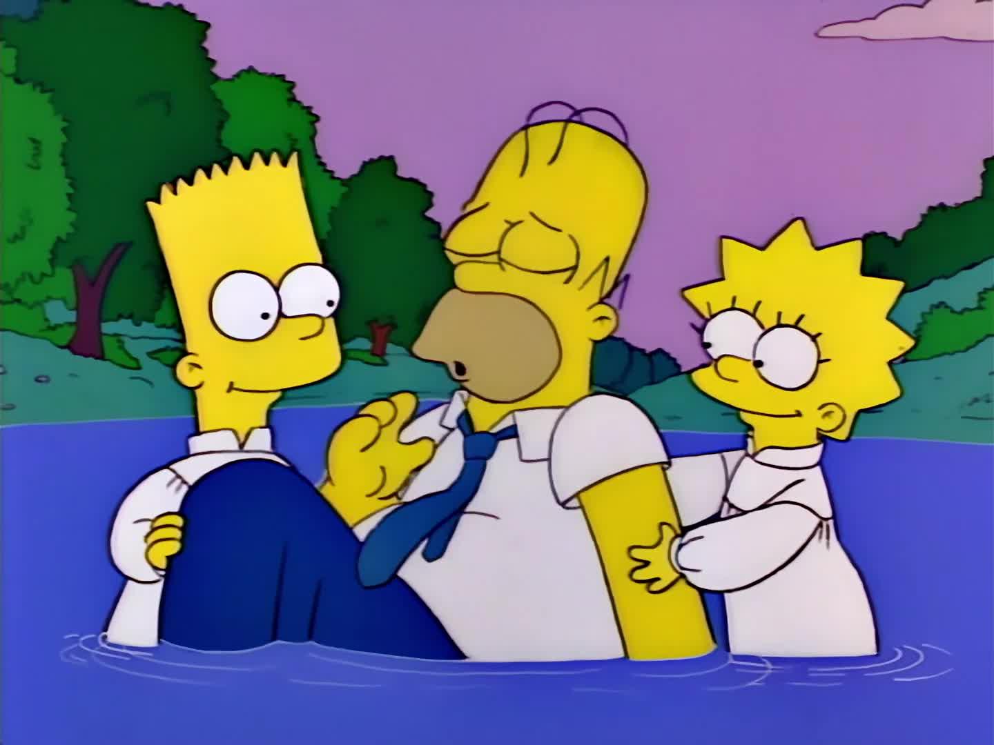 "Wow, Dad, you tooka baptismal for me. How do you feel? Oh, Bartholomew ...