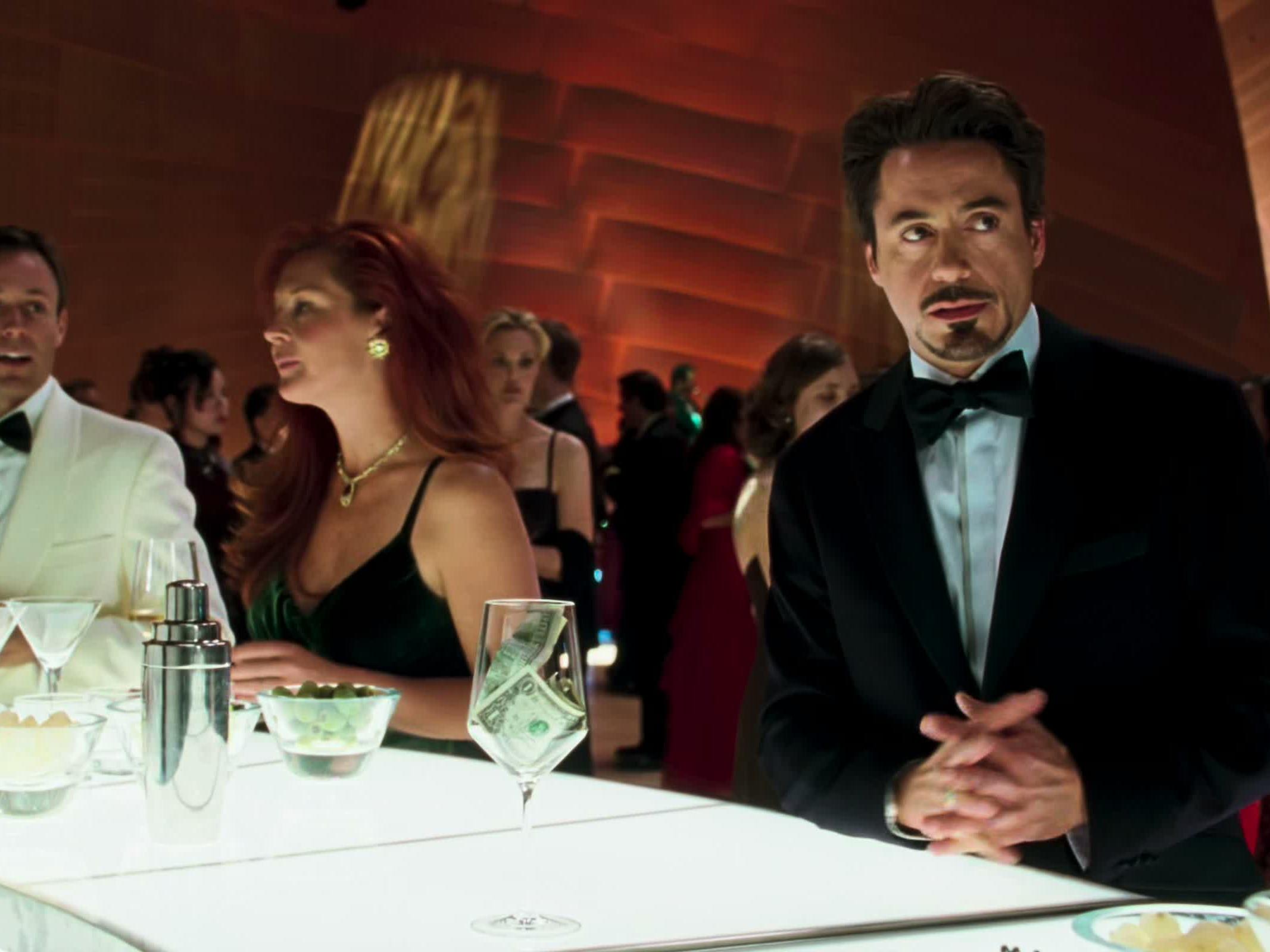 "Well, Tony Stark! Oh, hey. Fancy seeing you here. Carrie. Christine ...
