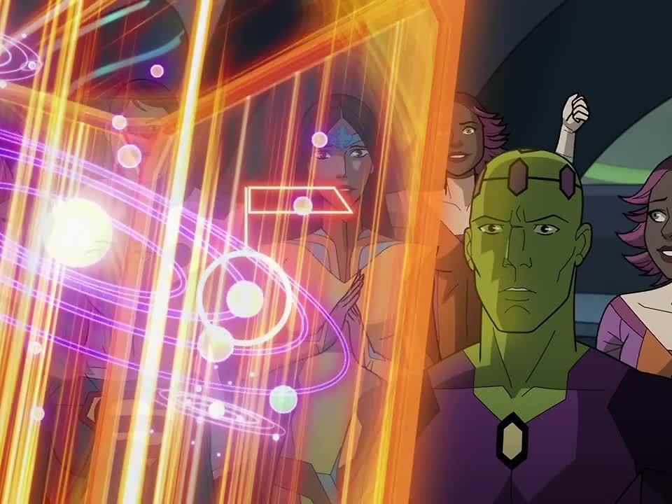 - Yes!- Yeah! All right! Now, the hard part. Keep searching. Brainiac ...