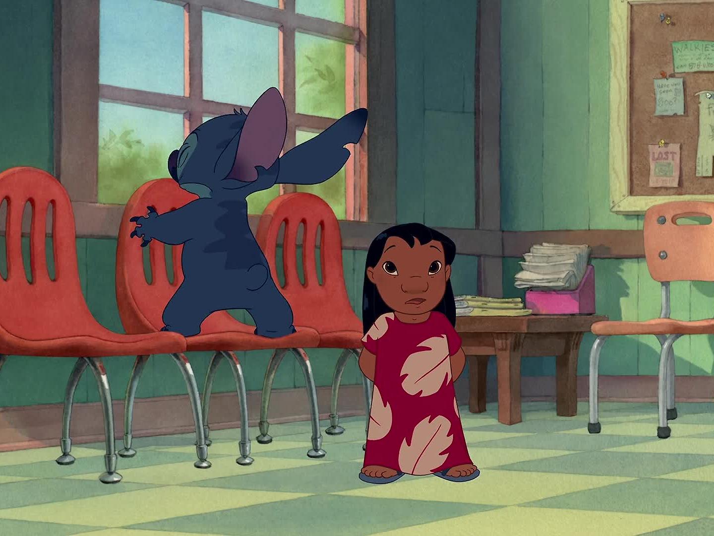 You have to think of a name for him. His name is... "Stitch." But that ...
