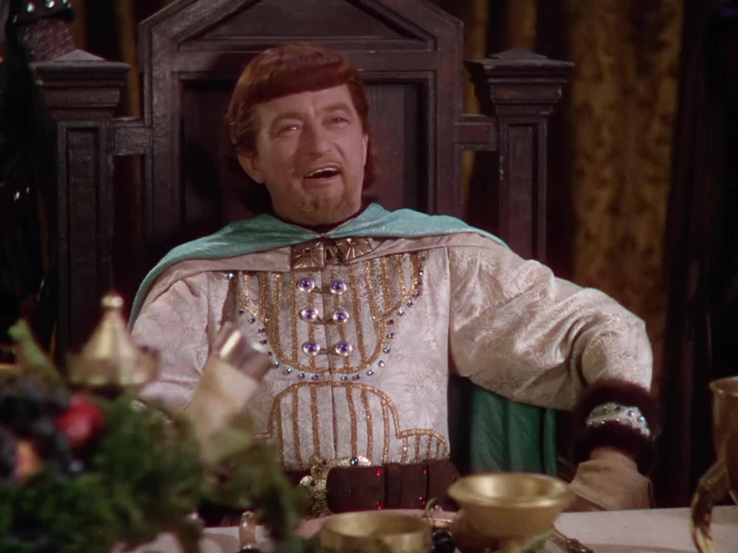 You hear that, gentlemen? Here's poor Gisbourne so in love with Marian ...