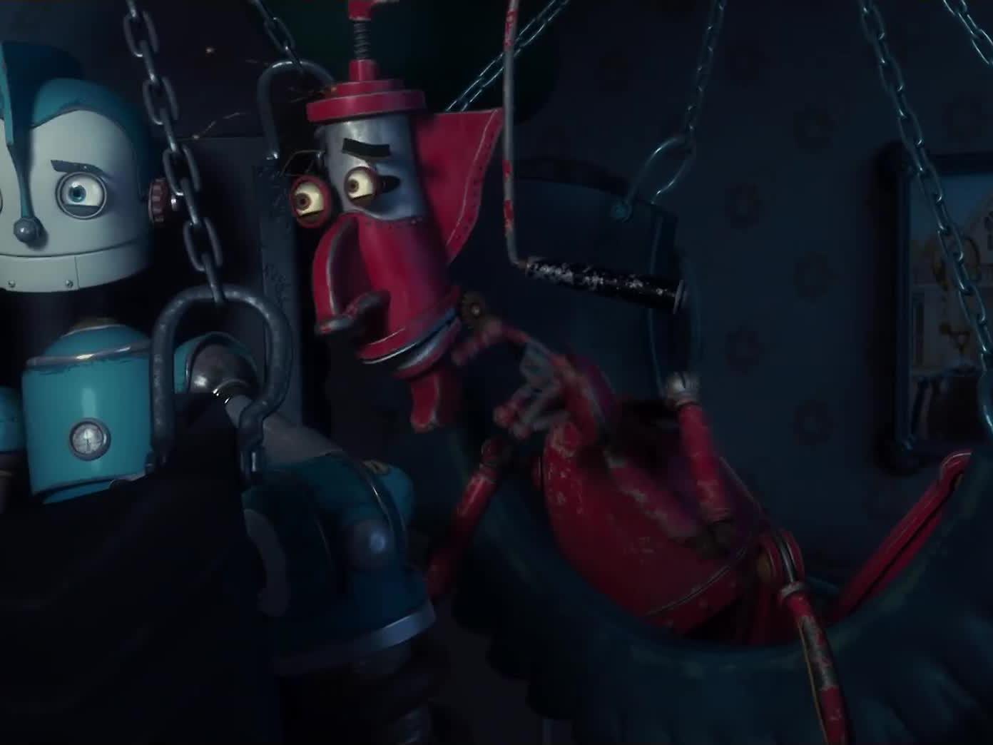 You know, my last roommate jumped out THAT window. - Robots | Clip.Cafe