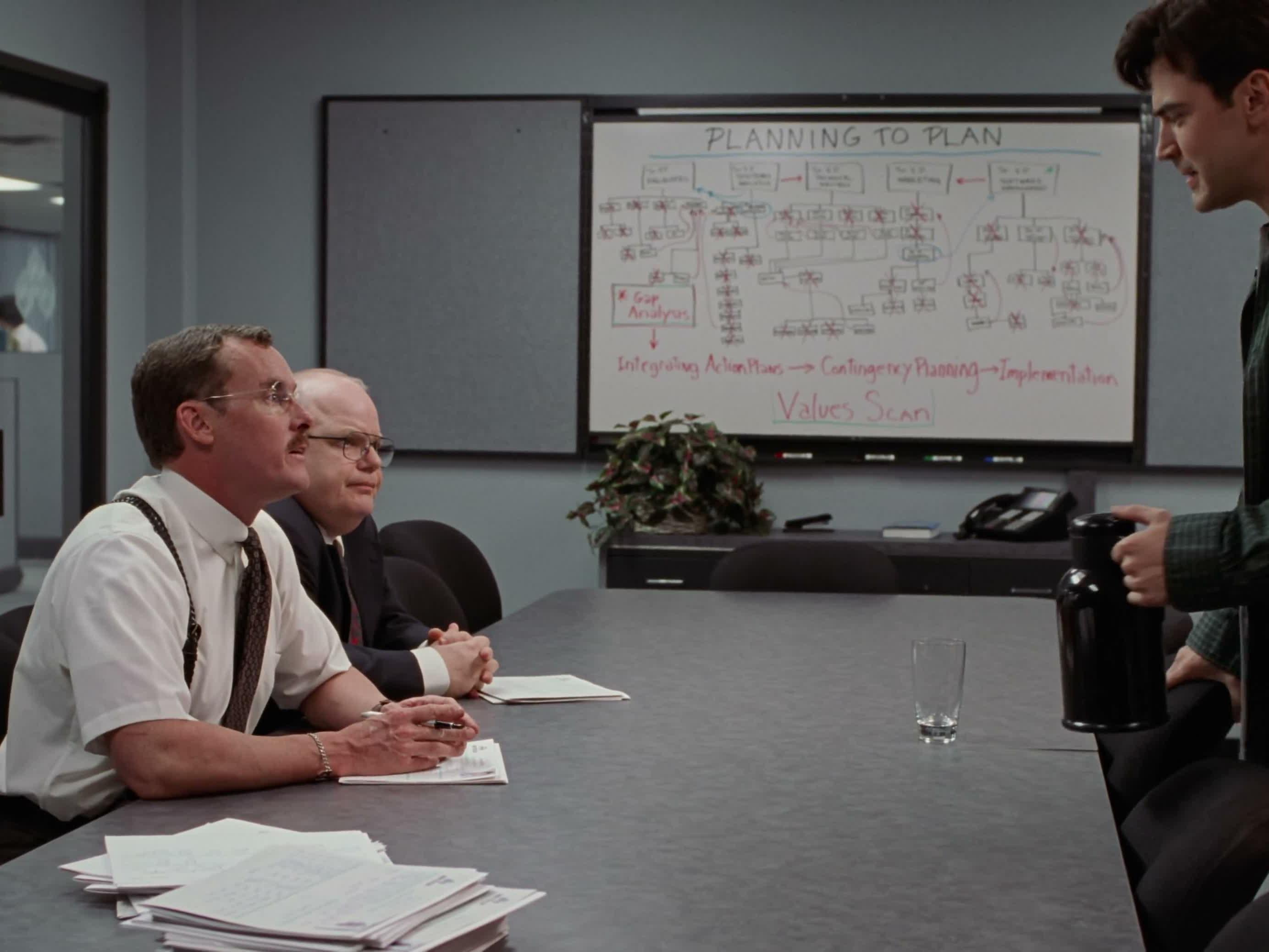 Yeah, I just stare at my desk; but it looks like I'm working. I do that ...