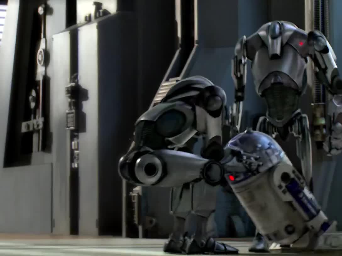 You stupid little astro droid. - Star Wars: Episode III Revenge of the ...