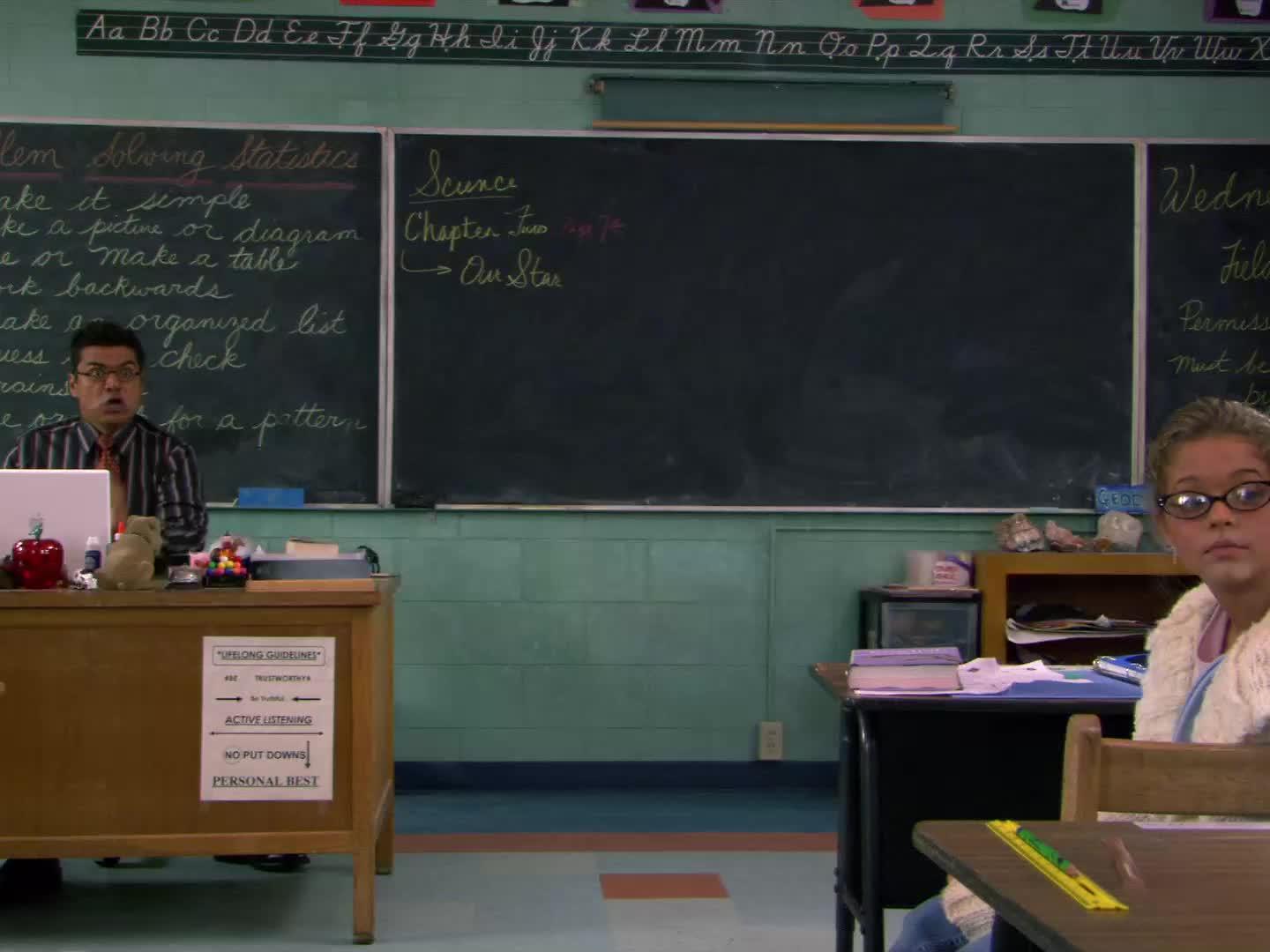 You're in my class, not the other way around! I know everything, and ...