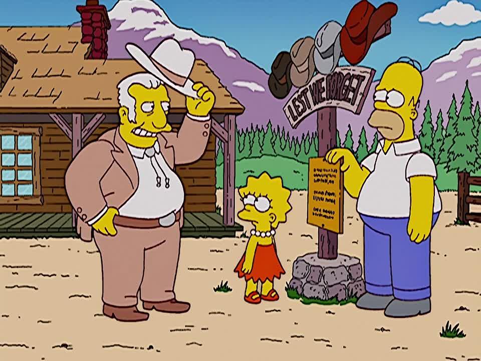 You're not listening! I never do! Yee-haw! - The Simpsons | Clip.Cafe