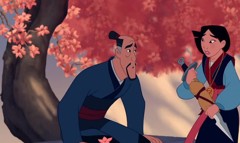 Mulan! Father, I brought youthe sword of Shan-Yu. And the crest of the ...