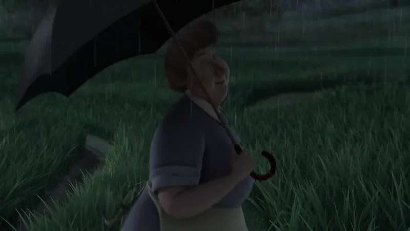 Hello Mrs. Perkins. Goodbye Mrs. Perkins. Goodbye, dear. Fly back soon ...