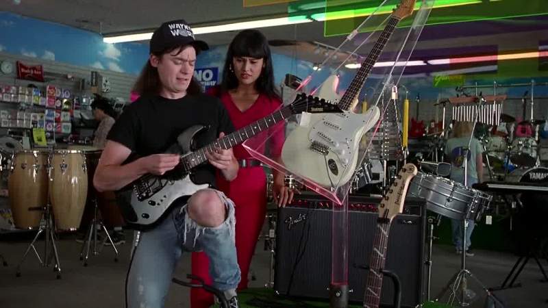 I know. I'll use the "May I help you?" riff. May I help you? - Wayne's ...