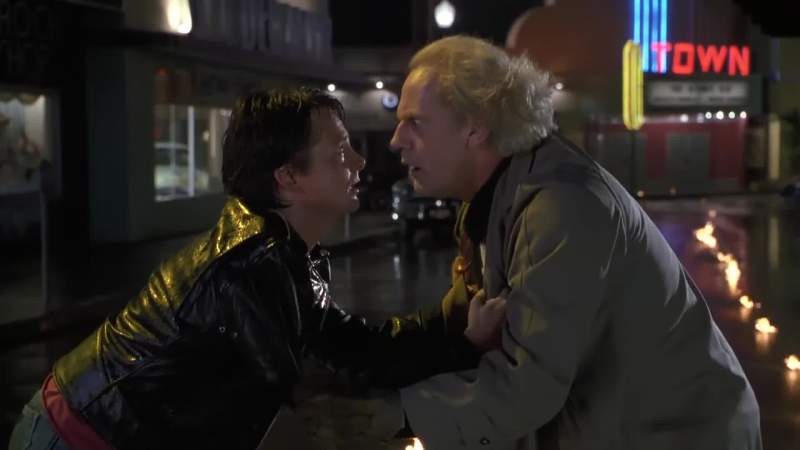 No! It can't be; I just sent you back to the future! No, I know; you ...