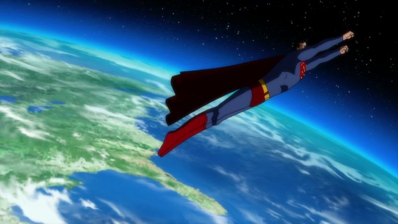 "Superman, where are you? I'm approaching the missile. I should easily ...