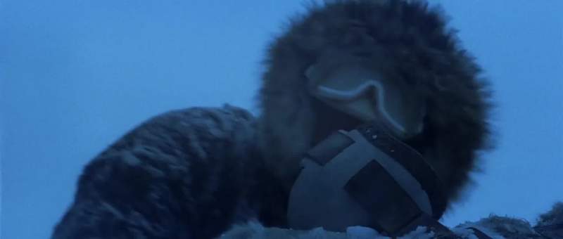 This may smell bad, kid, but it'll keep you warm until I get the ...