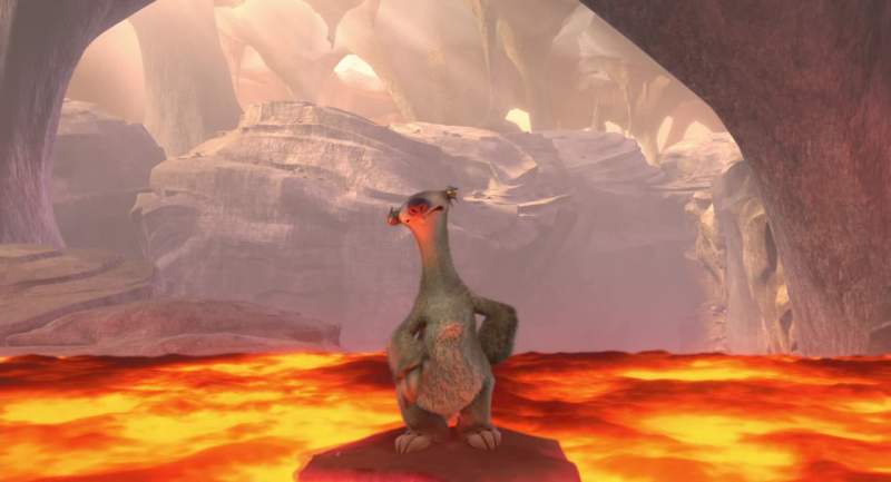 This... is the end of Sid the sloth... Aaggghhhhh! - Ice Age: Dawn of ...