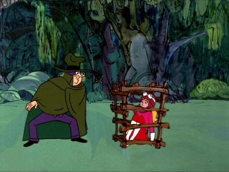 "Welcome, Penelope. Oh, it's you, my archenemy, The Hooded Claw. Who ...