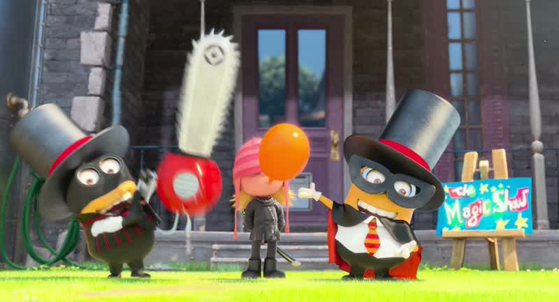 Whoa! Whoa, okay!Okay, all right. That's enough ofthe magic show. Aw ...