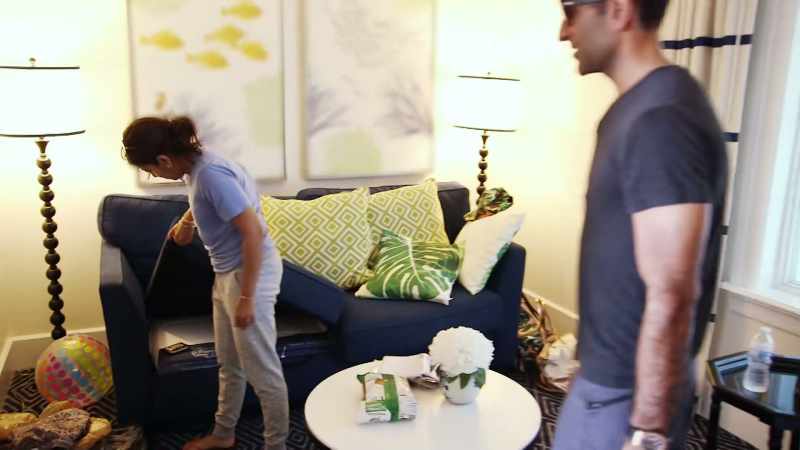 - You looked under the couches?- I looked everywhere. - Family Karma ...